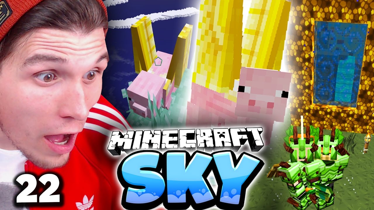 WIR VERLASSEN PALDADOBEY & EDGAR HAT FLÜGEL! Minecraft Sky #22 ...