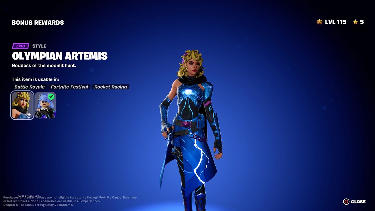 The Olympian Style For Artemis! (Fortnite) - YouTube