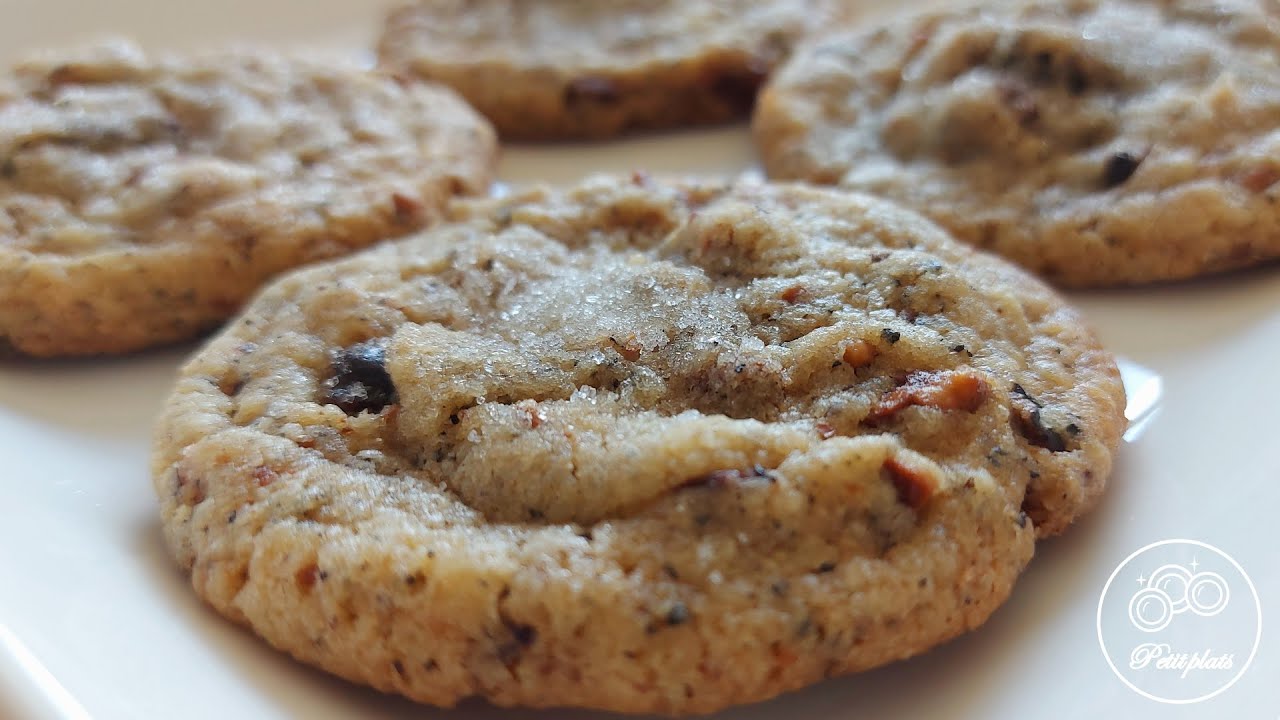 Earl grey Cookies with Walnut Recipe | Crispy on the outside and Chewy ...