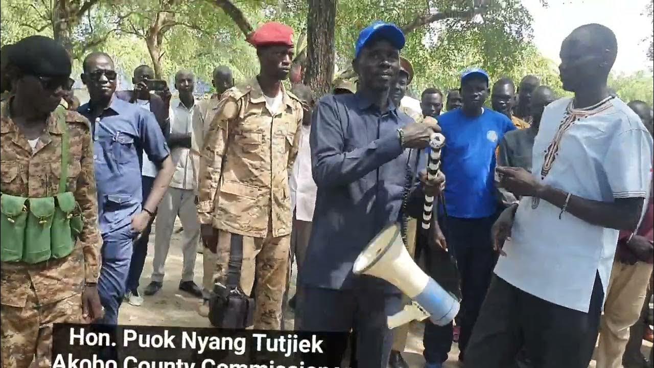 Akobo County Commissioner visit West akobo Sub County - Walgak HQ On 22/Oct/2024 - YouTube