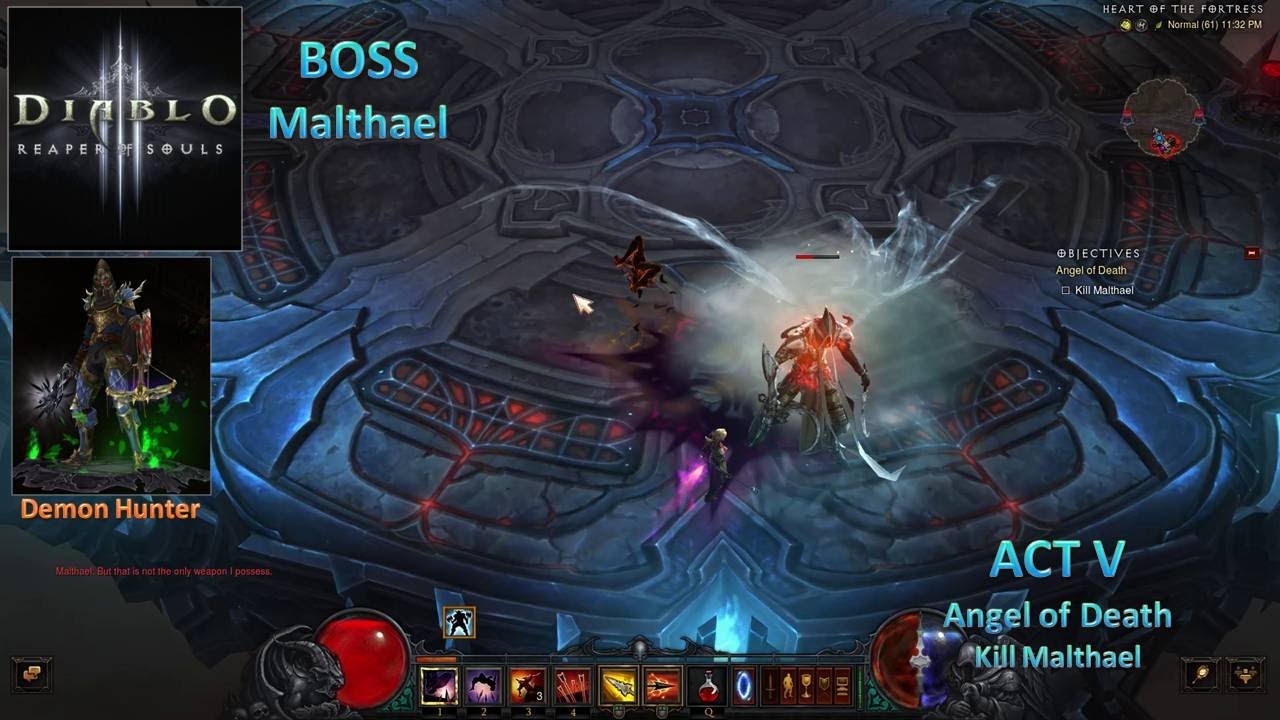 Diablo III - ACT V - Angel of Death - Kill Malthael (BOSS) (Demon ...