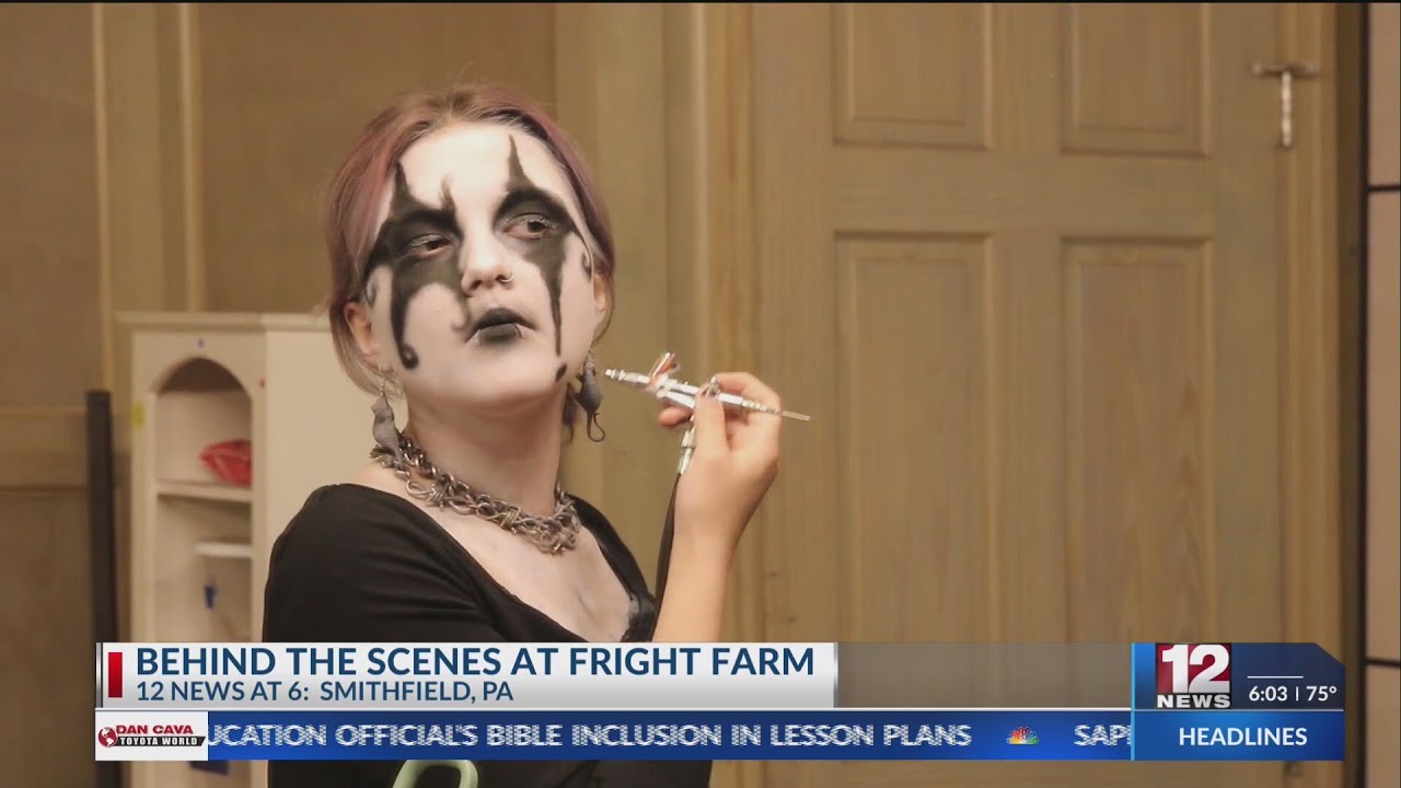 Behind the scenes at Fright Farm 2024 - YouTube