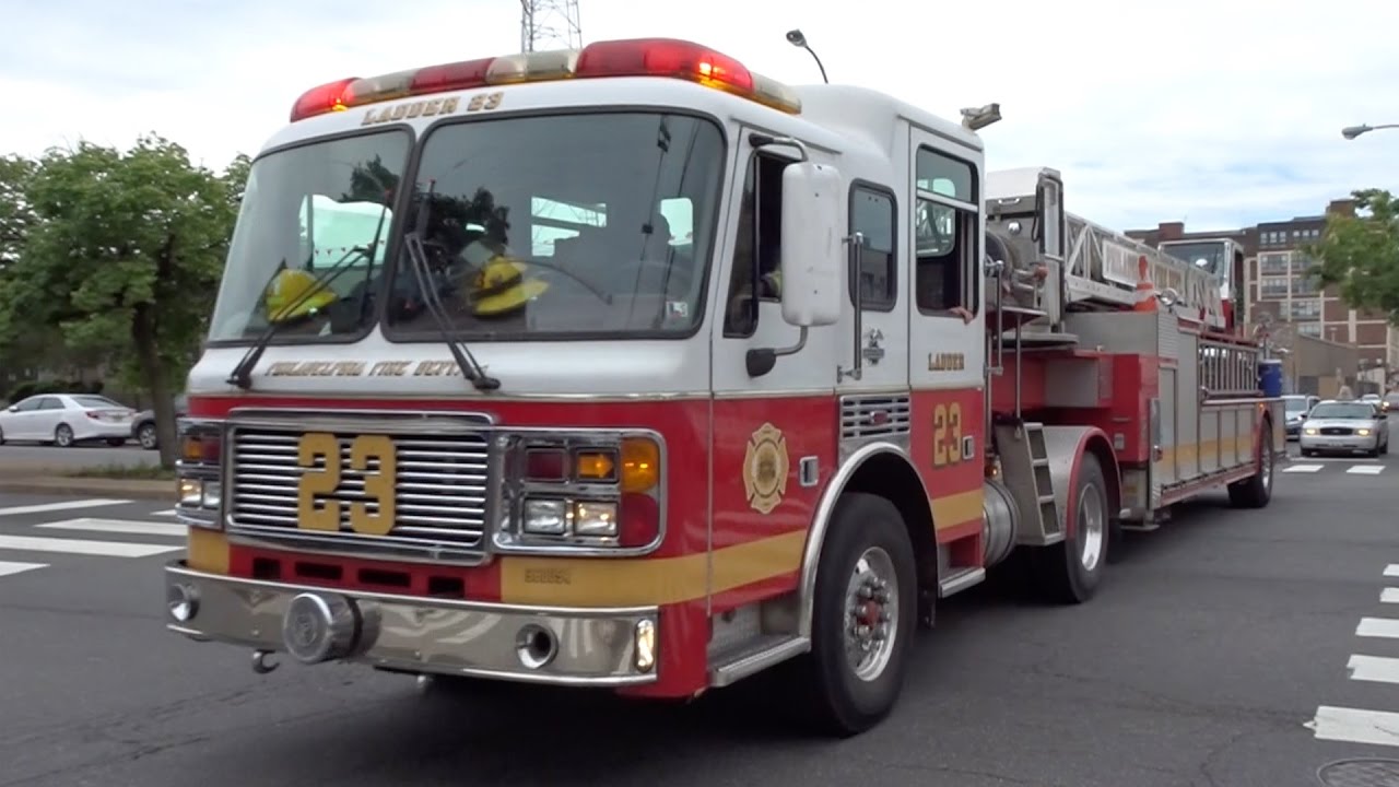 PFD Ladder 23 Responding - YouTube