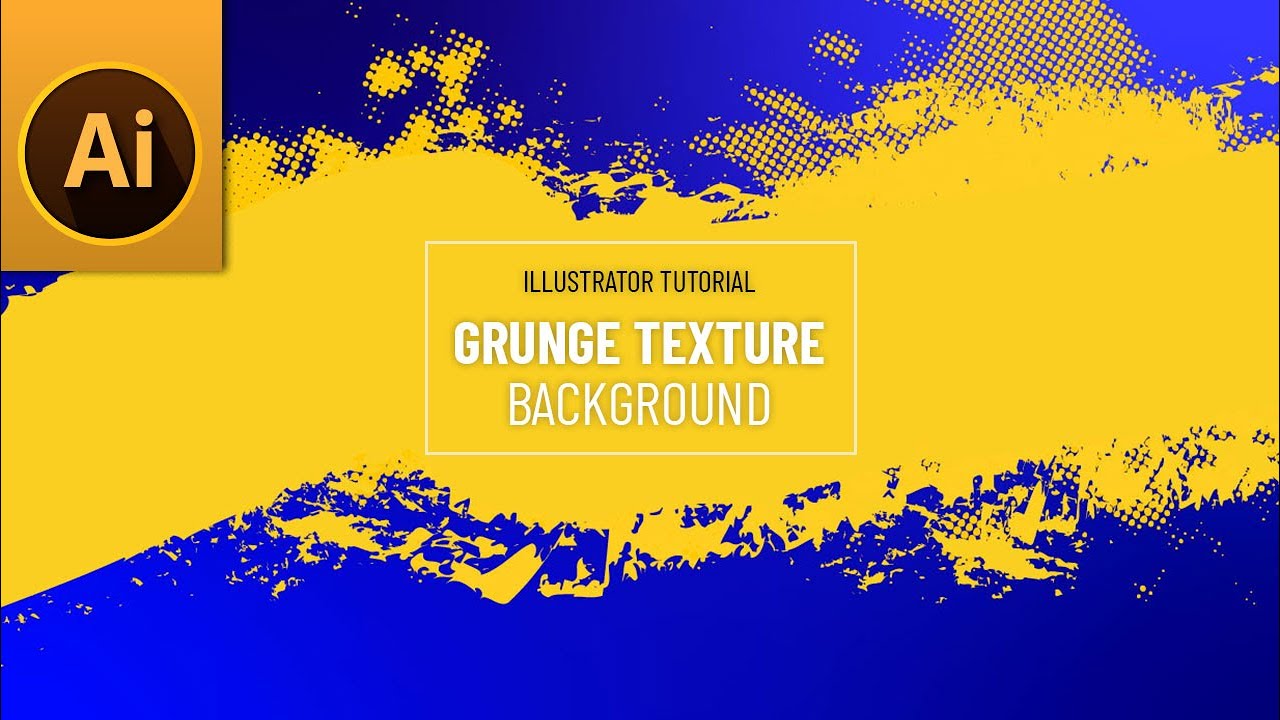 Vector Grunge Background | Illustrator Grunge Texture Effect Tutorial ...