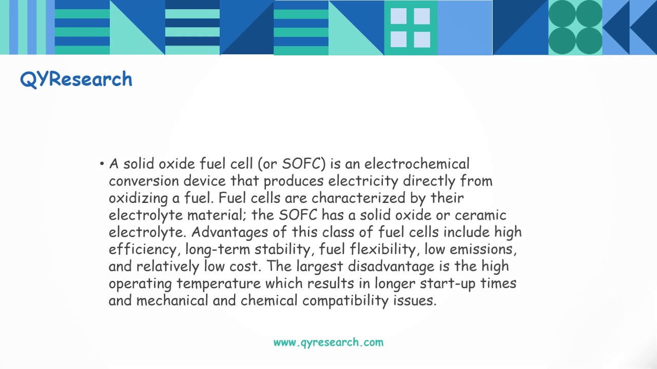 Global Solid Oxide Fuel Cell (SOFC) market will reach 1080 million US ...