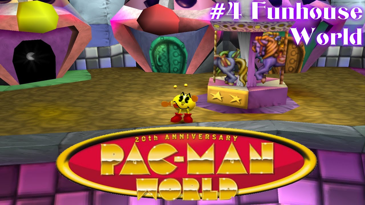 [PSX Longplay 100%] Pac-Man World - #4 Funhouse World - YouTube