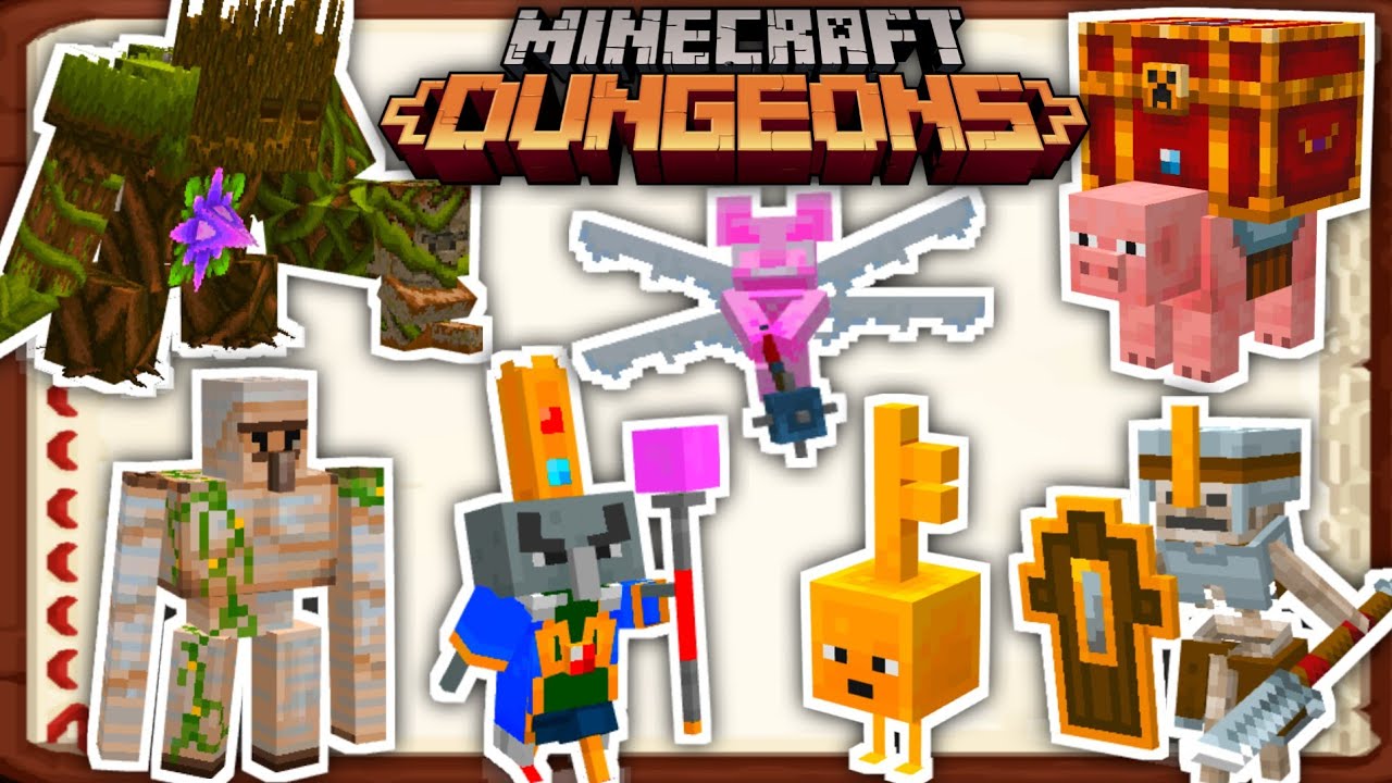 [UPDATE] AddOn Minecraft Dungeons // ADDON MINECRAFT PE 1.17/1.18 - YouTube