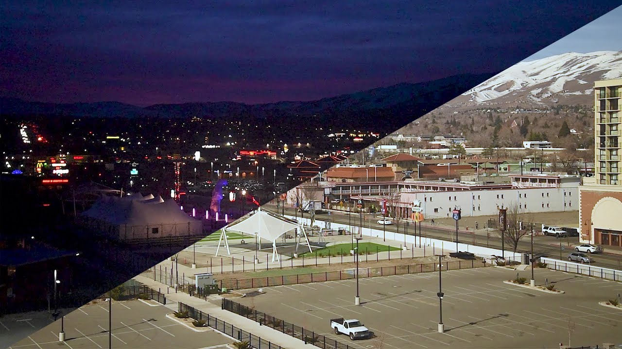 Day & Night in Reno, Nevada [4K] - YouTube