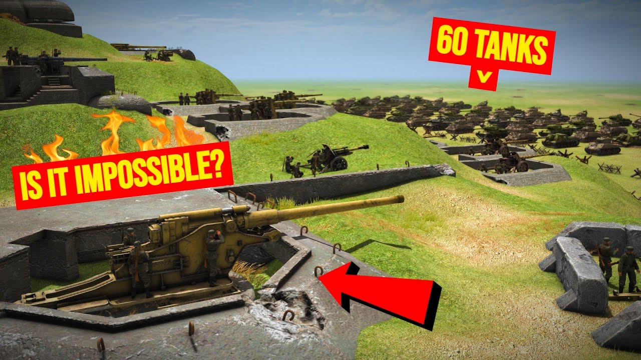 Can Heavy WW2 Tanks Break an “Impossible” German Fortress? | Gates of ...