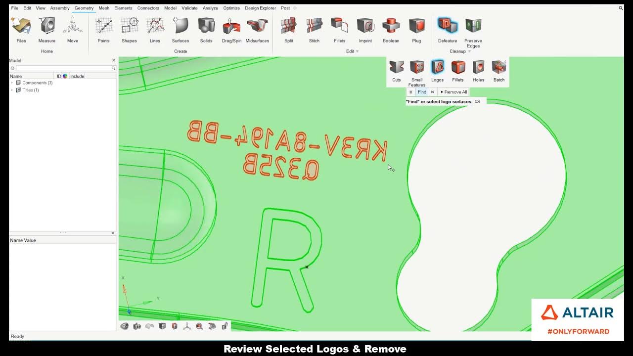 Learn HyperWorks Interface - LOGO REMOVAL - YouTube