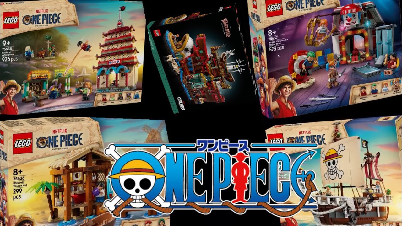 LEGO One Piece Sets REVEALED! - The Going Merry, Buggy The Clown ...