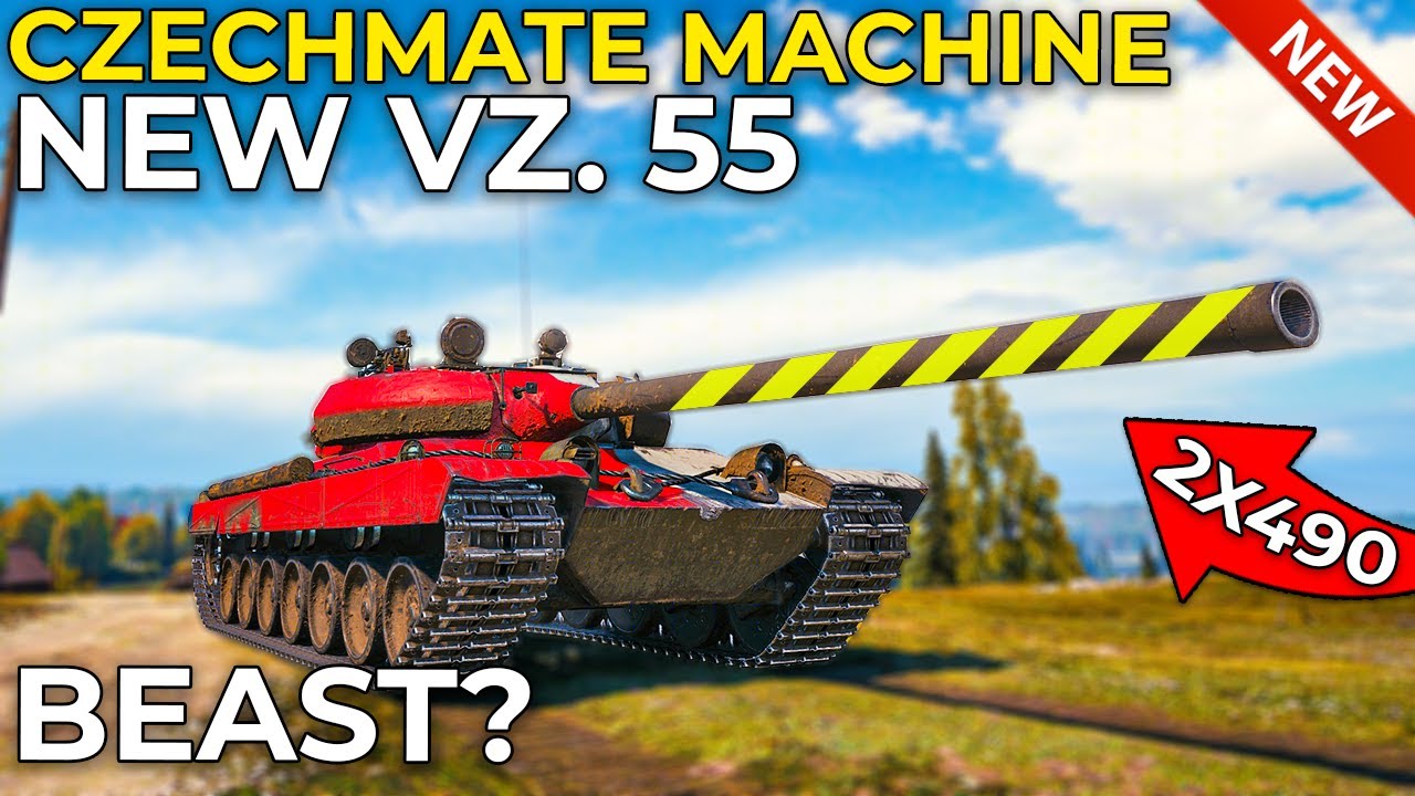 New Tier X VZ 55 is a BEAST!? | World of Tanks VZ 55 Gameplay & Review ...