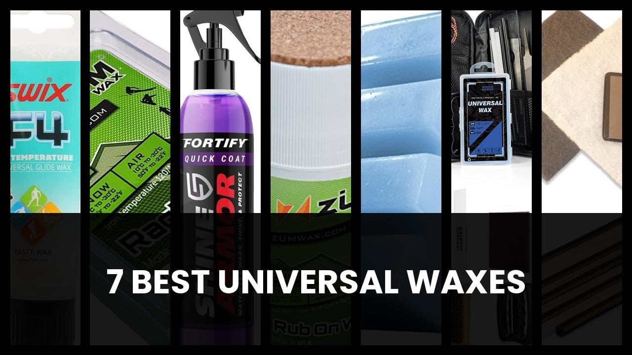 Universal wax: 7 Best Universal Waxes - YouTube