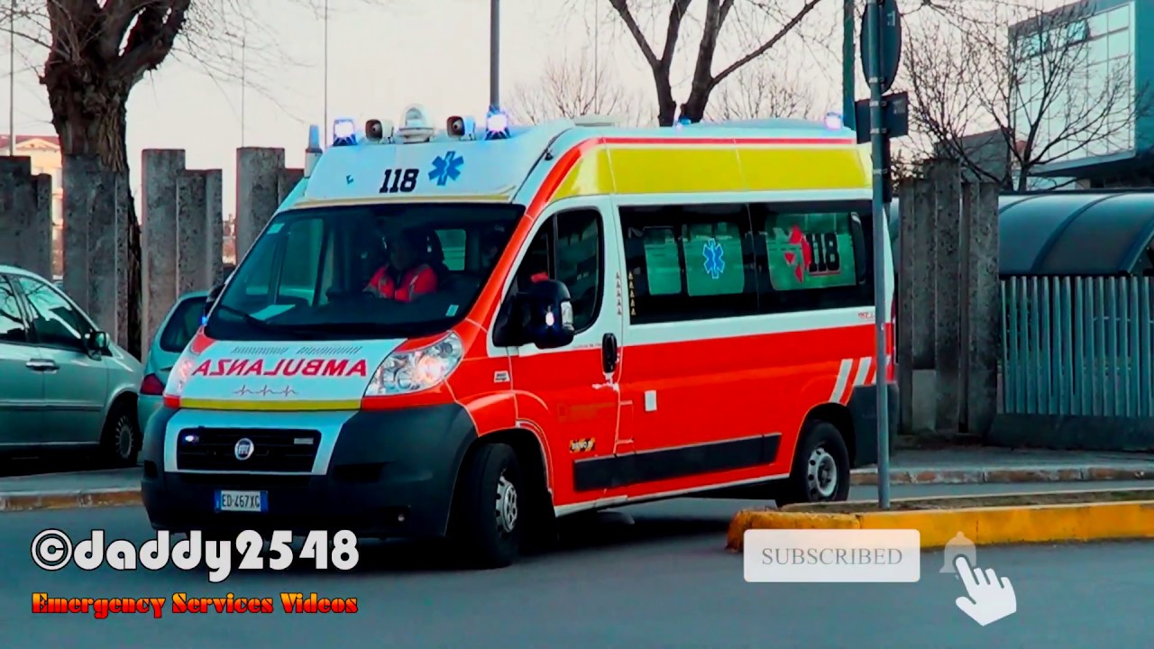 Ambulanza 118 Rimini in Emergenza - Ambulance Responding in Italy - YouTube
