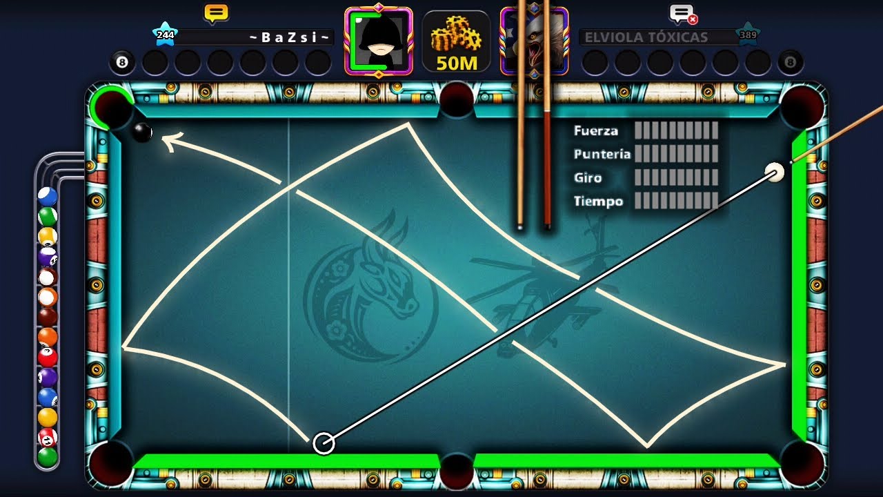 APOSTANDO 50M CON TACO PRINCIPIANTE EN 8 BALL POOL - YouTube