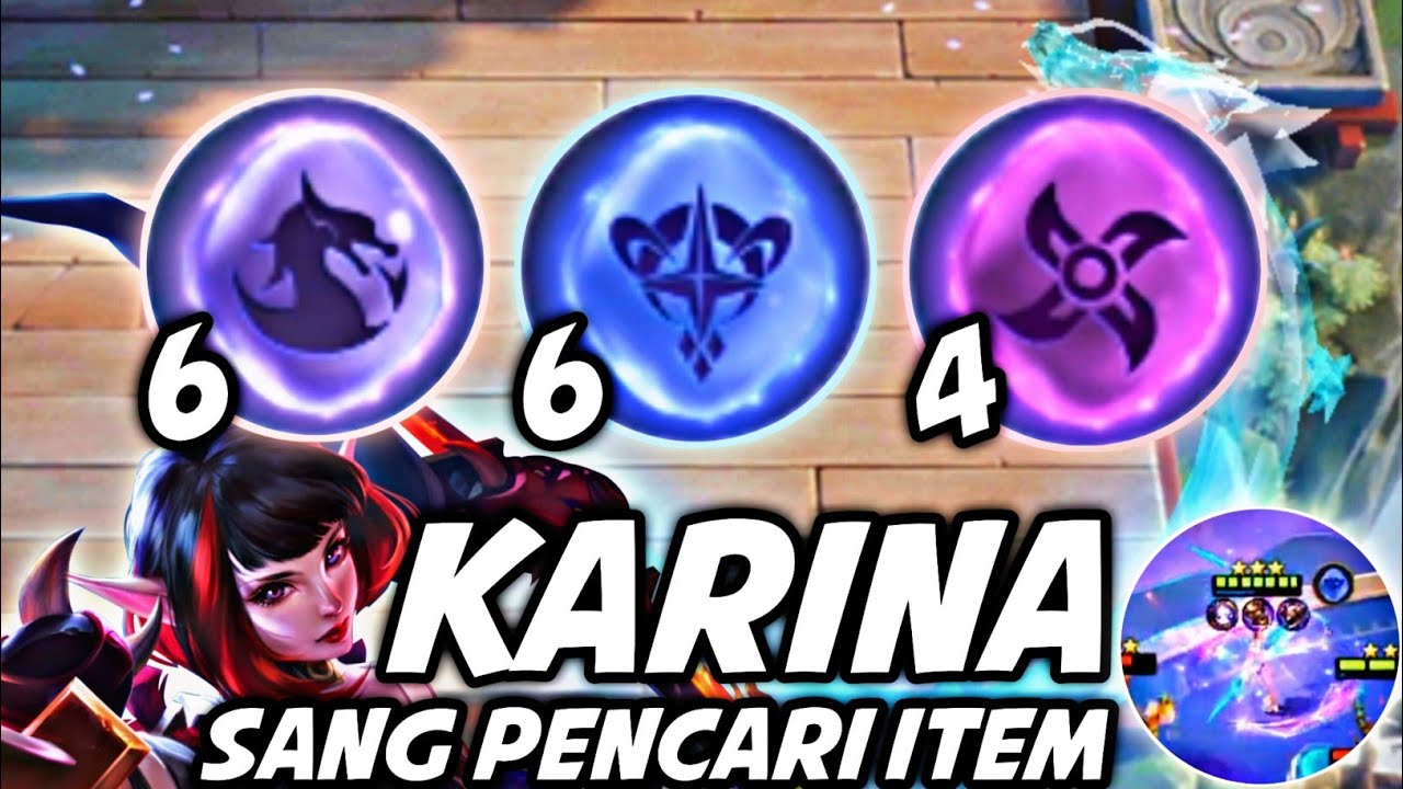 CHOU SKILL 3 - ⭐⭐⭐ KARINA WYRMSLAYER SANG PENCARI ITEM ! - YouTube