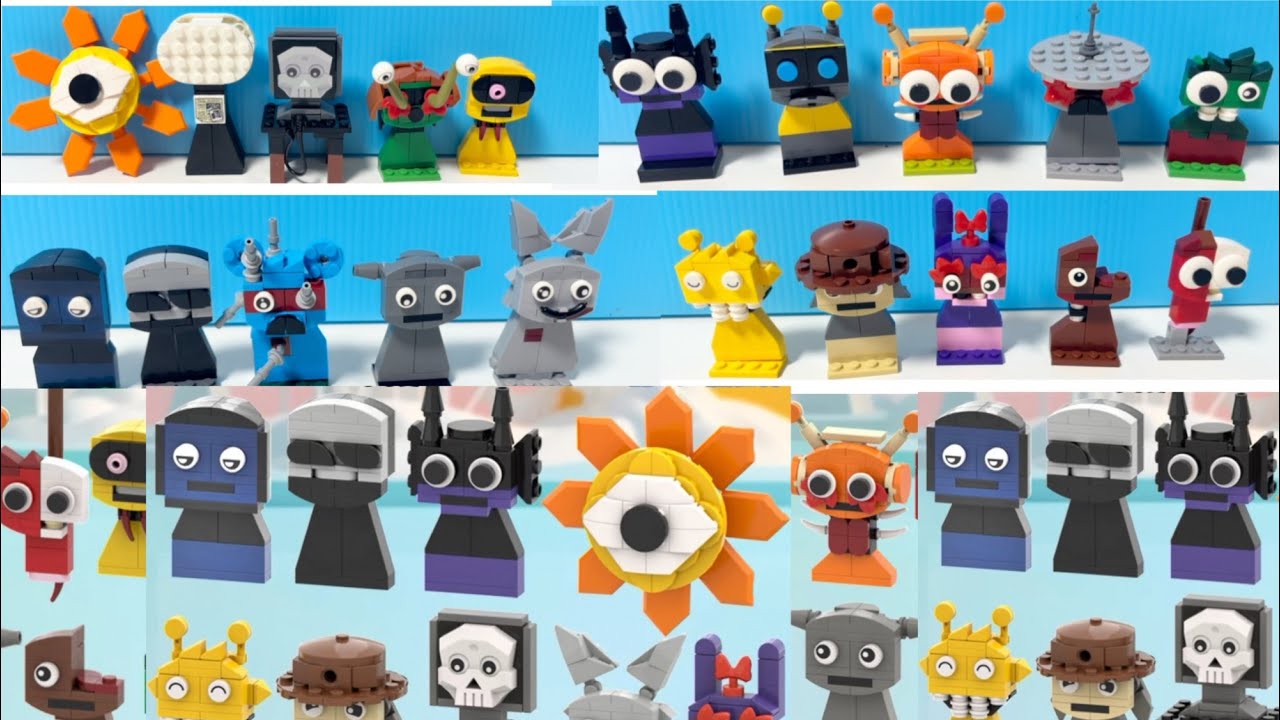 Sprunki lego 20 character phase 2 making with Unofficial lego building ...