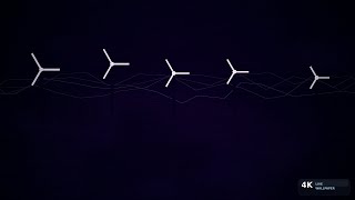 4K 8-Bit Vector FX Arcade Storm Turbine Field Cinematic Motion - Visual Loop
