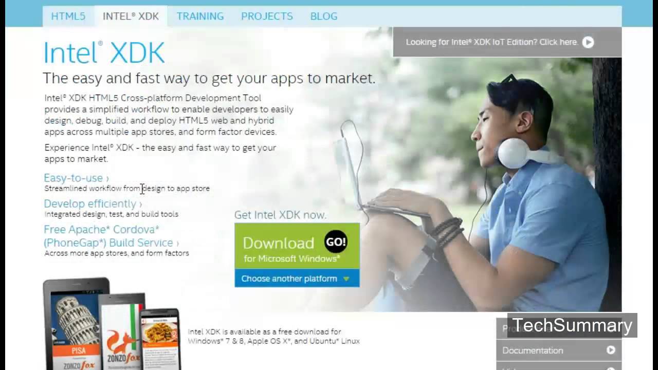 Create cross platform Applications using Intel XDK - YouTube