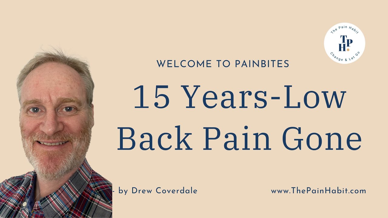 Recovery From 15 Years of Low Back Pain - YouTube