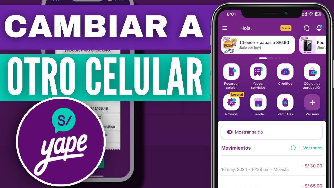 Como Cambiar Mi Yape a Otro Celular (Guía 2026) - YouTube