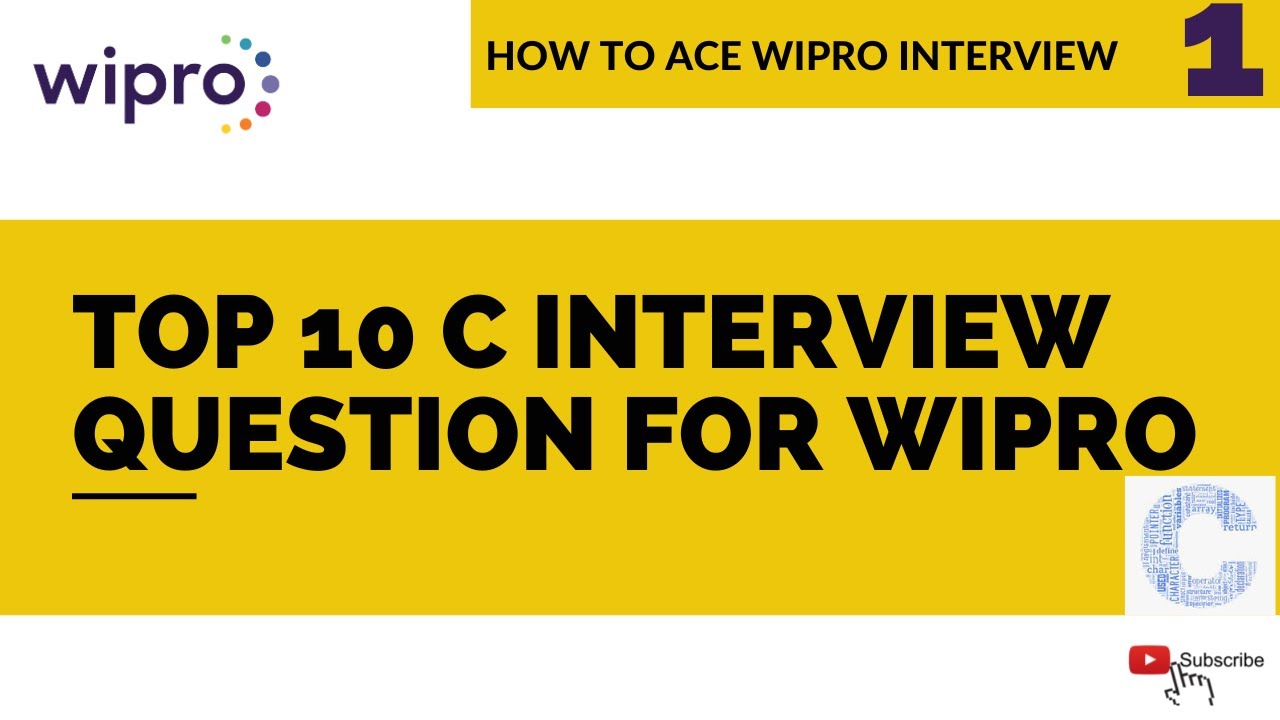 Most Asked C Questions For Wipro Wilp With Explanation Youtube