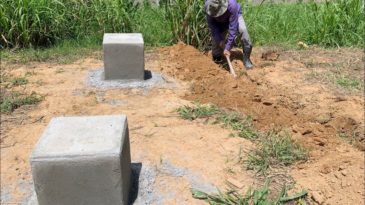 Aprenda a fazer uma base para colocar o Container no seu terreno - 1 ...