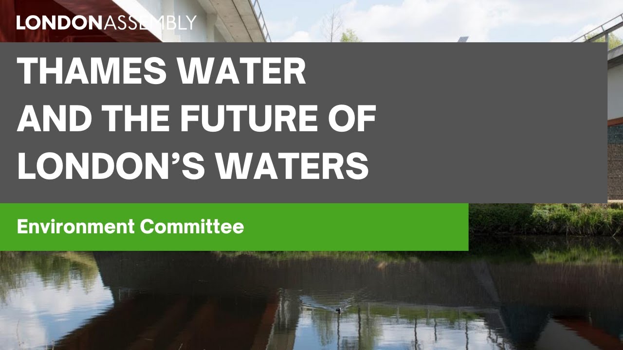 Thames Water and the future of London’s waters - Environment Committee ...