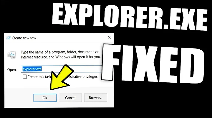 [Solved] Explorer.exe does not starts itself at the | 9to5Answer