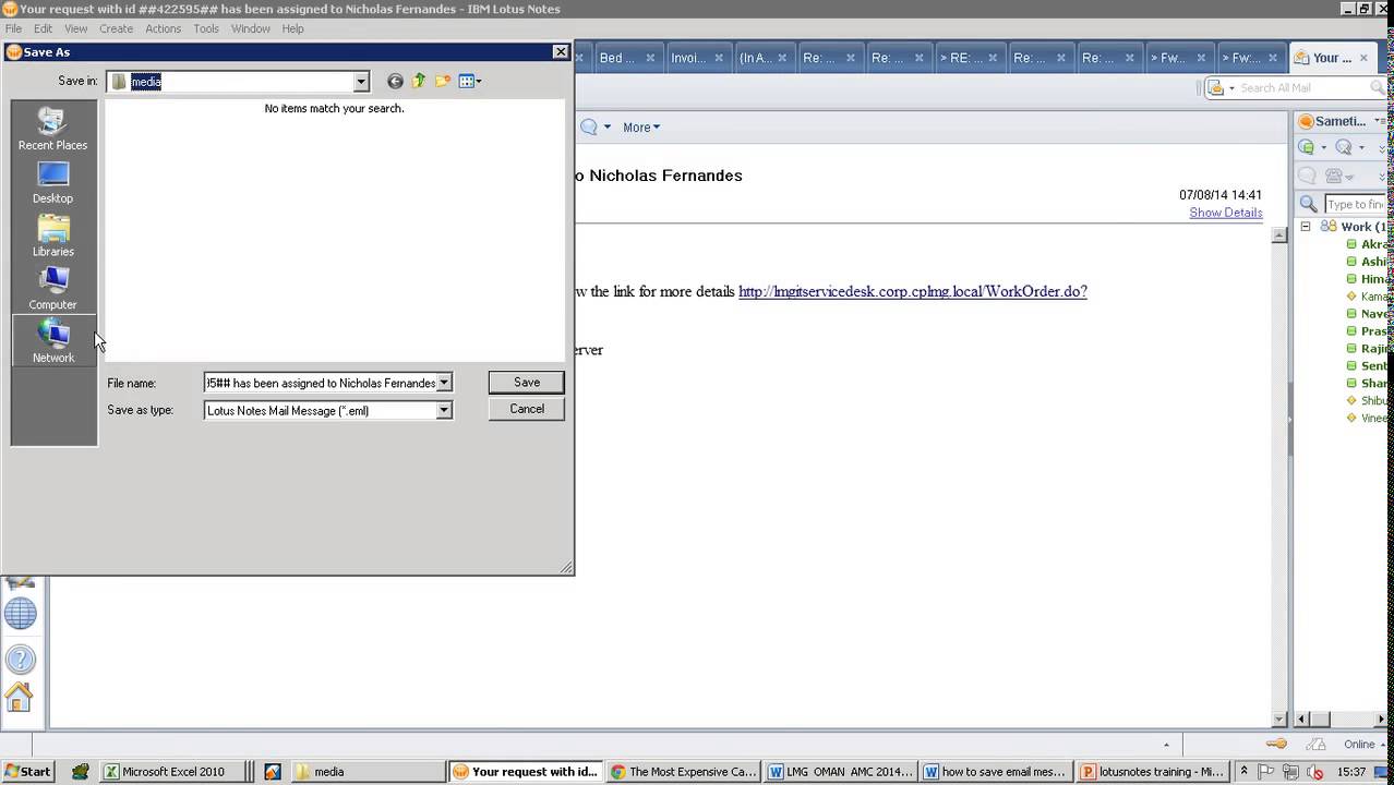 Lotusnotes Training: How To Save Email And Forward As Attach - YouTube