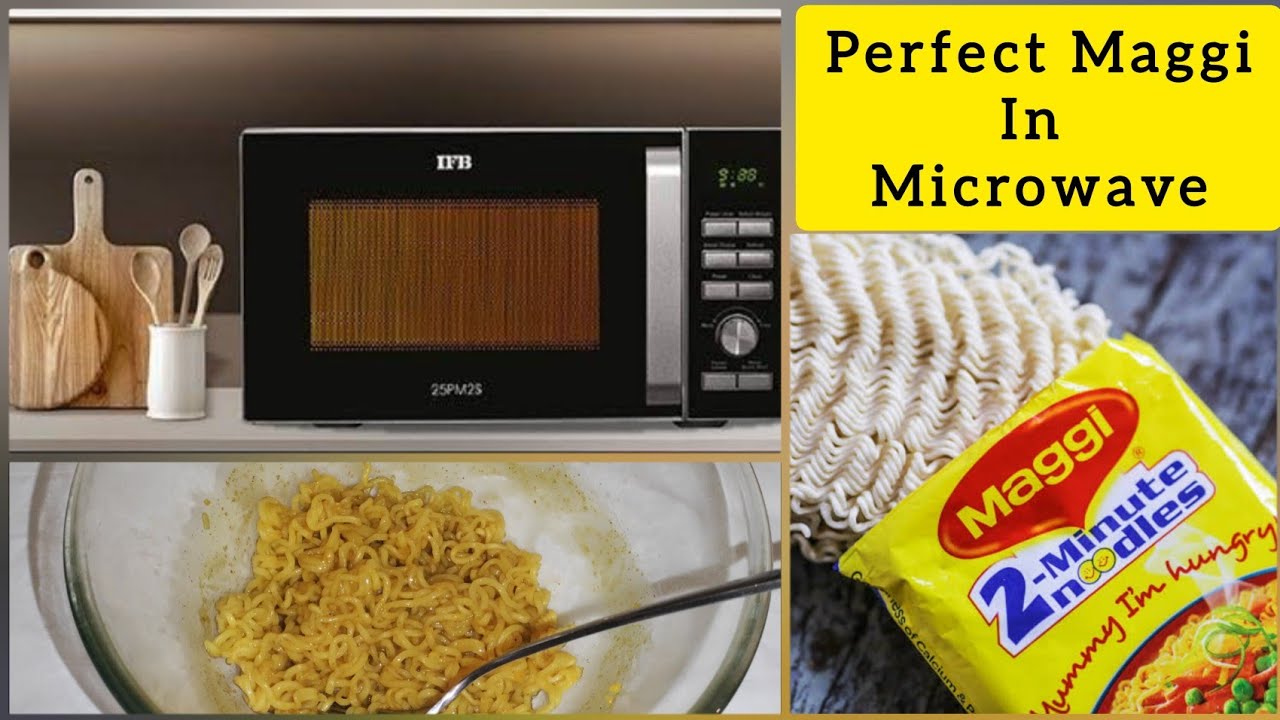 How to cook Maggi in Microwave Oven | Perfect Maggi in Microwave - YouTube