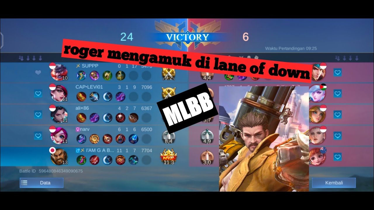 ROGER || MOBILE LEGENS MLBB - YouTube