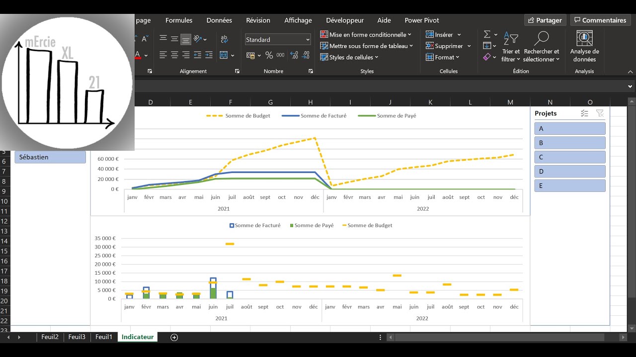 Comment réaliser une analyse financière graphique dans EXCEL d'un ...
