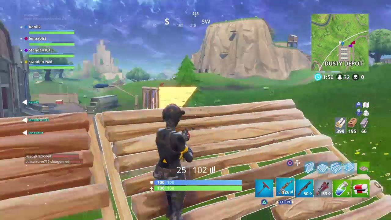 Fortnite - Plunger bomb to the head! - YouTube