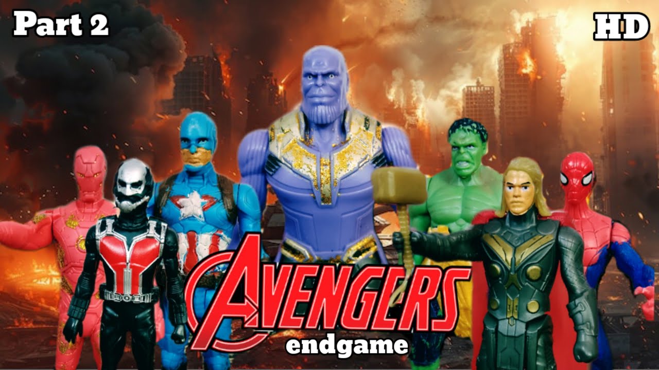 AVENGERS ENDGAME STOP MOTION| AVENGERS END OF CRUSADE IN HINDI| PART 02 ...