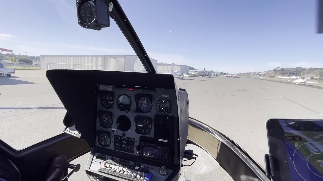 Enstrom 280FX Rotor Blade Engagement - YouTube