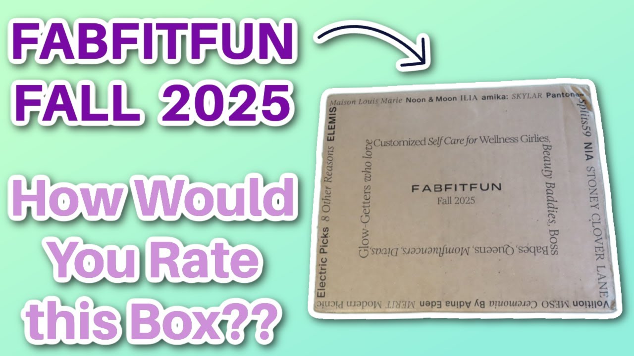 FABFITFUN Fall 2025 - How Would You Rate This Box?? - YouTube