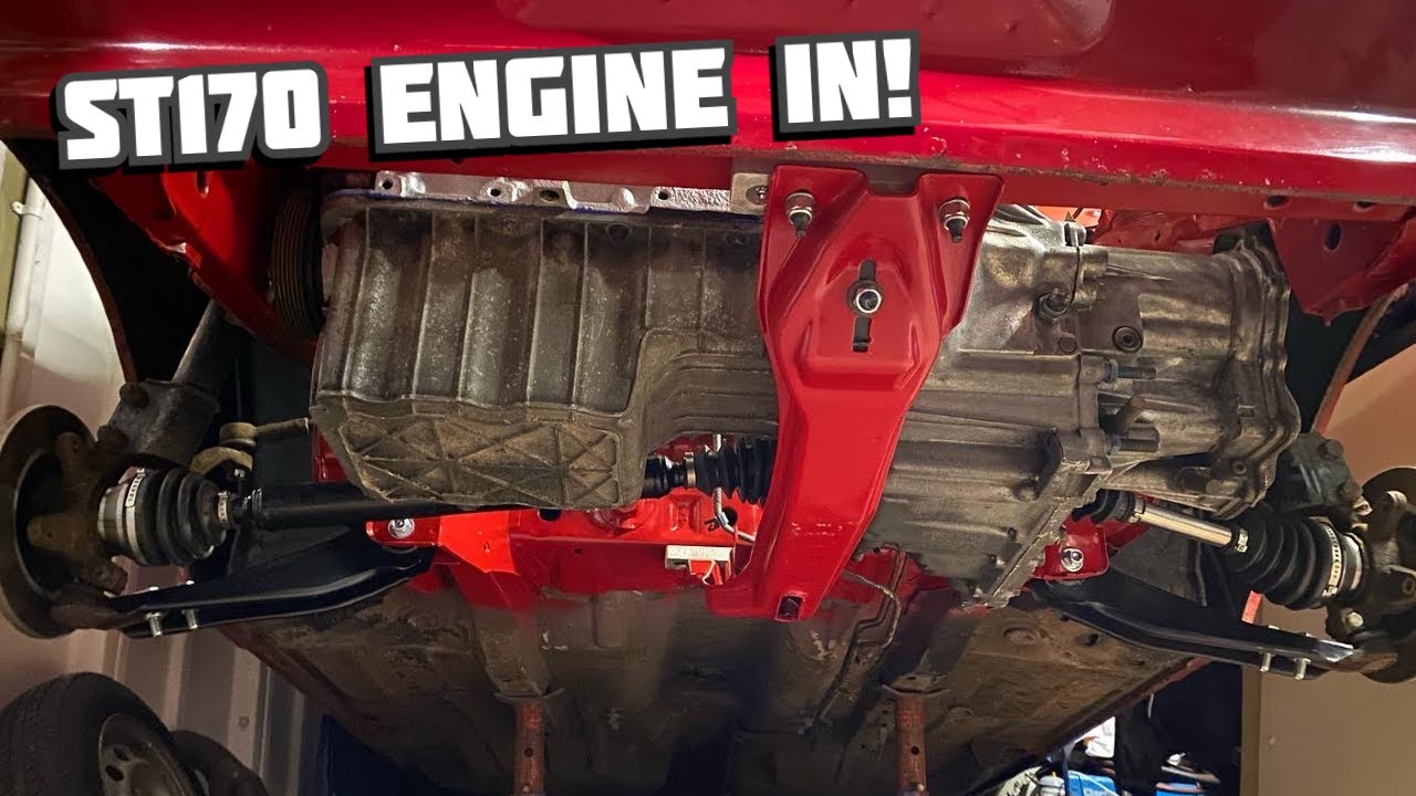 Mk1 fiesta project (Ep13) ST170 Engine in the BAY! - YouTube