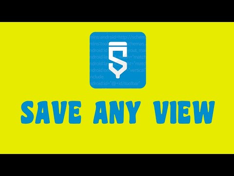 How to save any view as image in Sketchware - YouTube