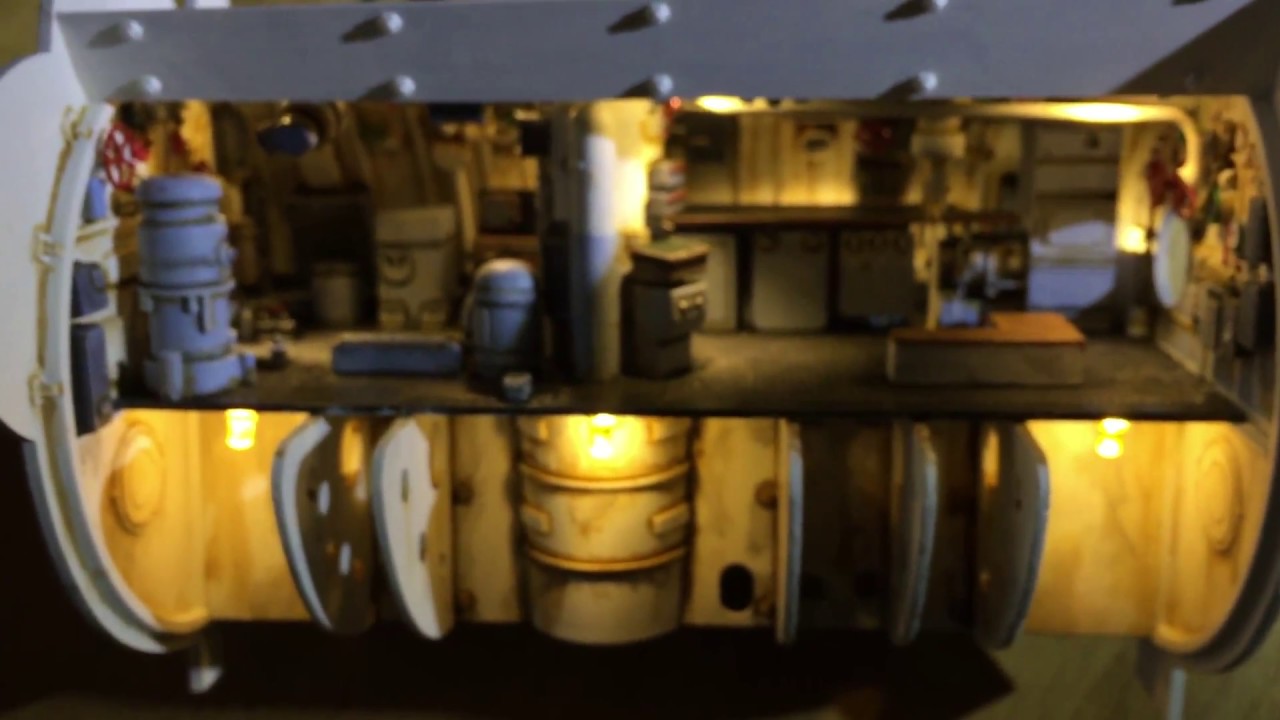Part 3a - Central Control room Section 3 German WWII Submarine DKM U ...
