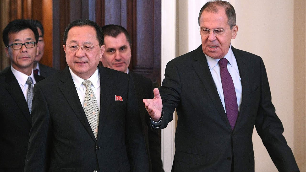 DPRK Foreign Minister Ri Yong Ho visits Moscow - YouTube