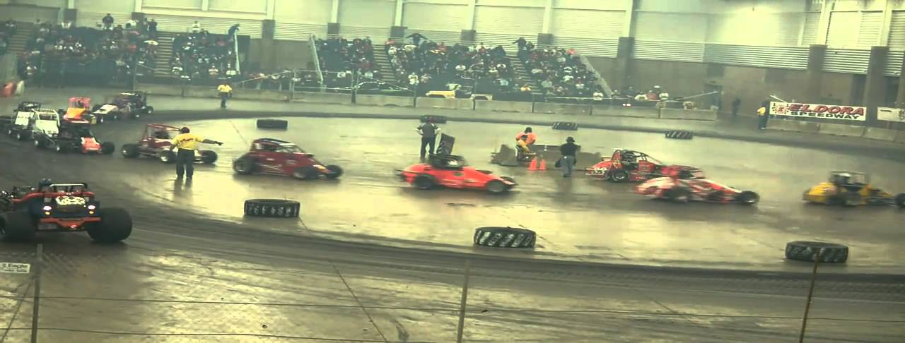 2010 Rumble in Ft Wayne Midget Feature Pt 1 - YouTube