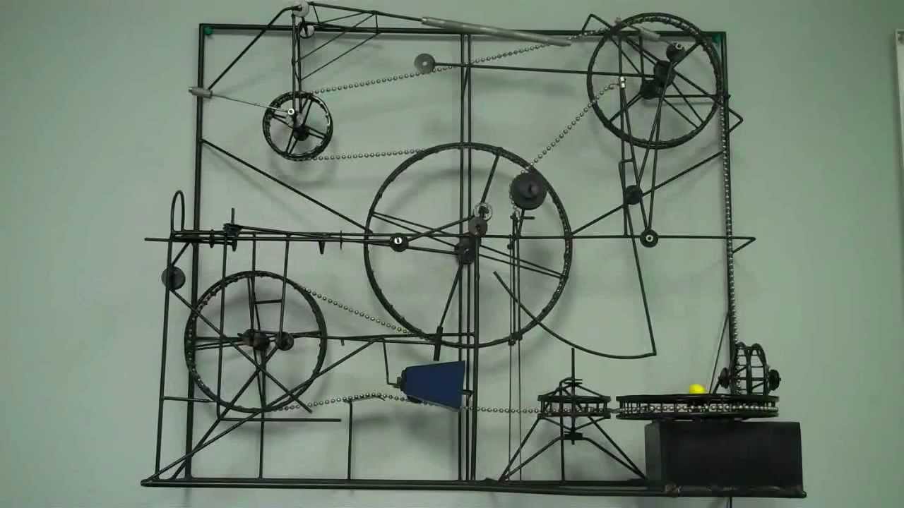 Bead Chain Machine Sculpture - YouTube