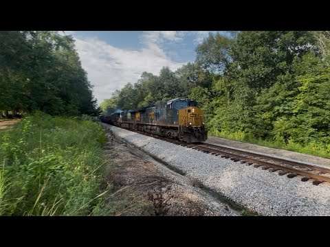 CSX southbound 7117 - YouTube