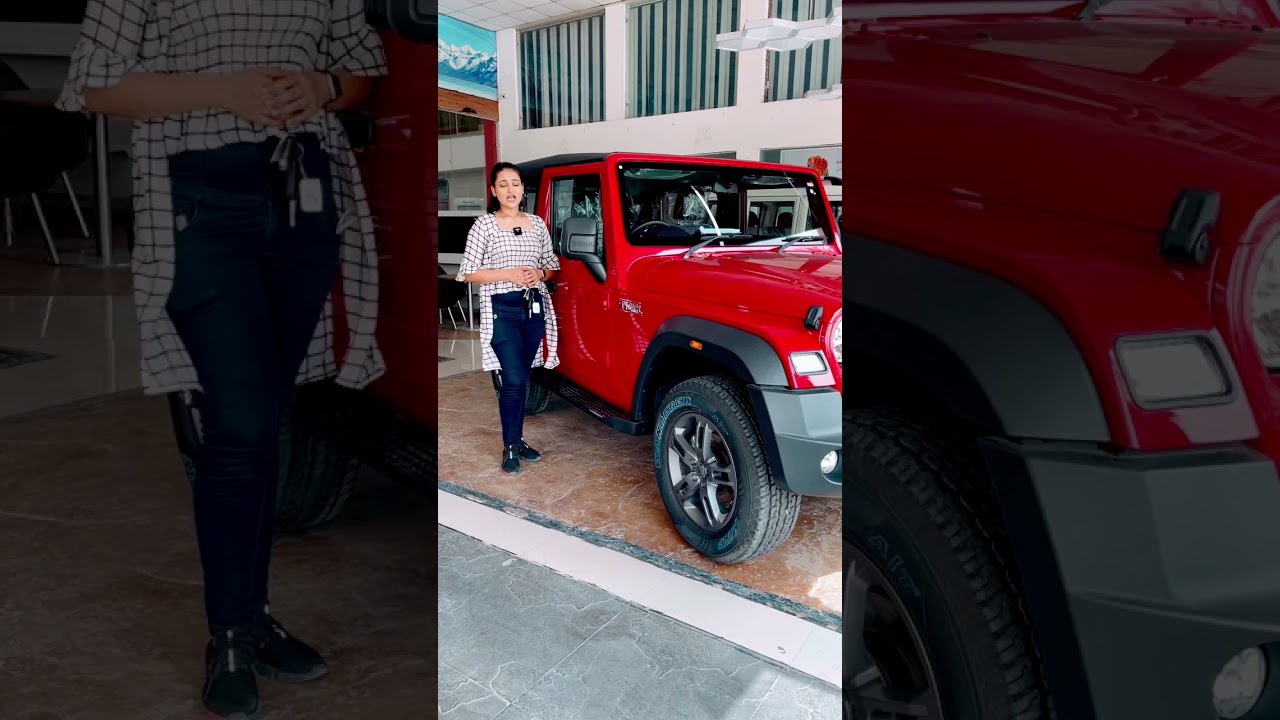 Mahindra THAR 🔥 - OP GROUND CLEARANCE #shorts - YouTube