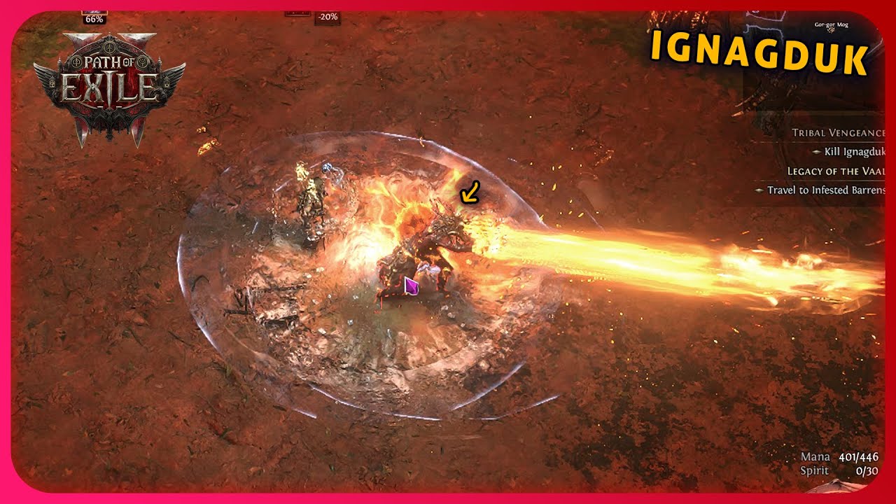 Ignagduk the Bog Witch BOSS Fight | Path of Exile 2 (Sorcerer) EA - YouTube