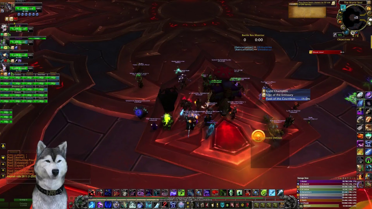 Ethereal Guild Raid Night - Heroic Antorus, The Burning Throne - YouTube