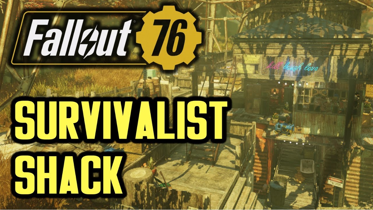 Fallout 76 - Survivalist Shack - YouTube