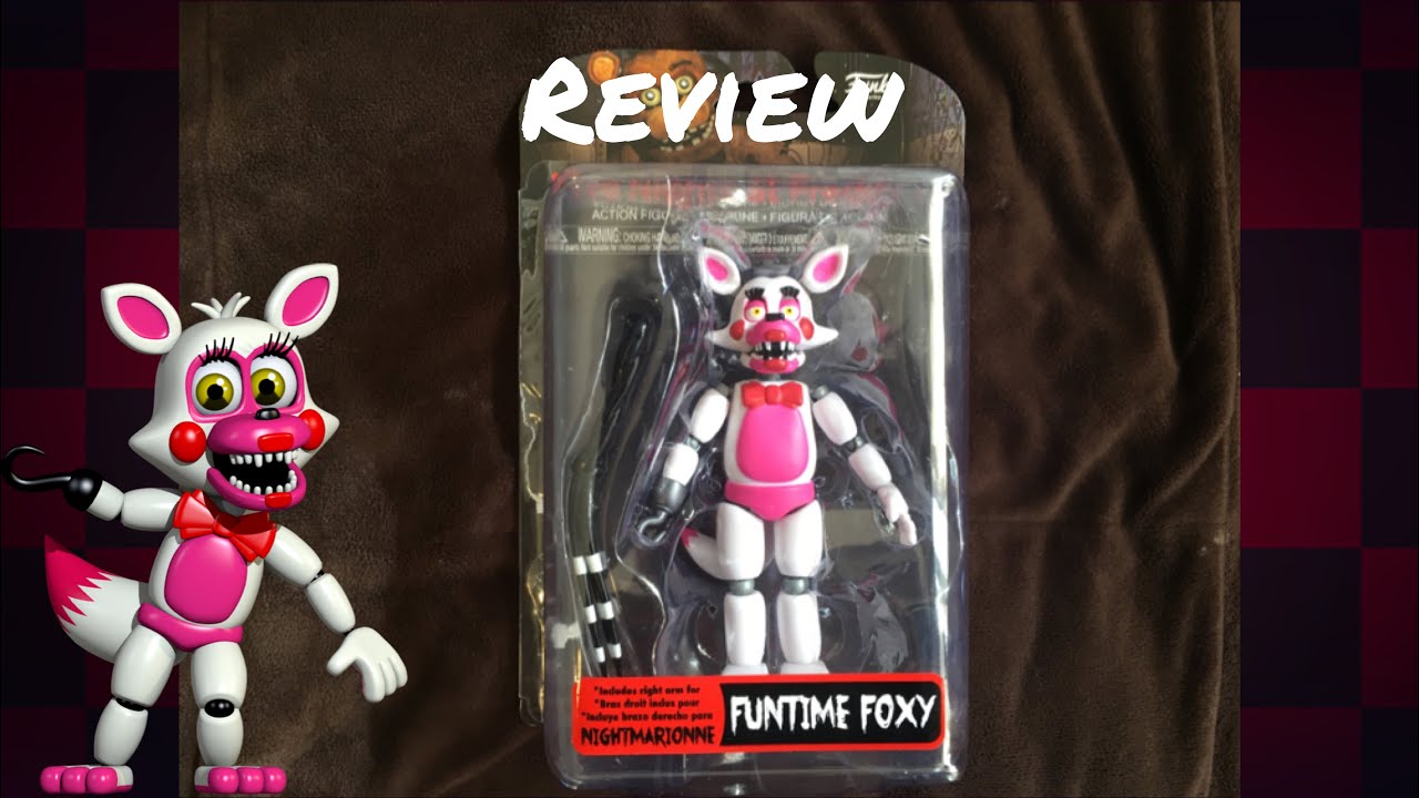 New rerelease Funtime Foxy action figure review - YouTube