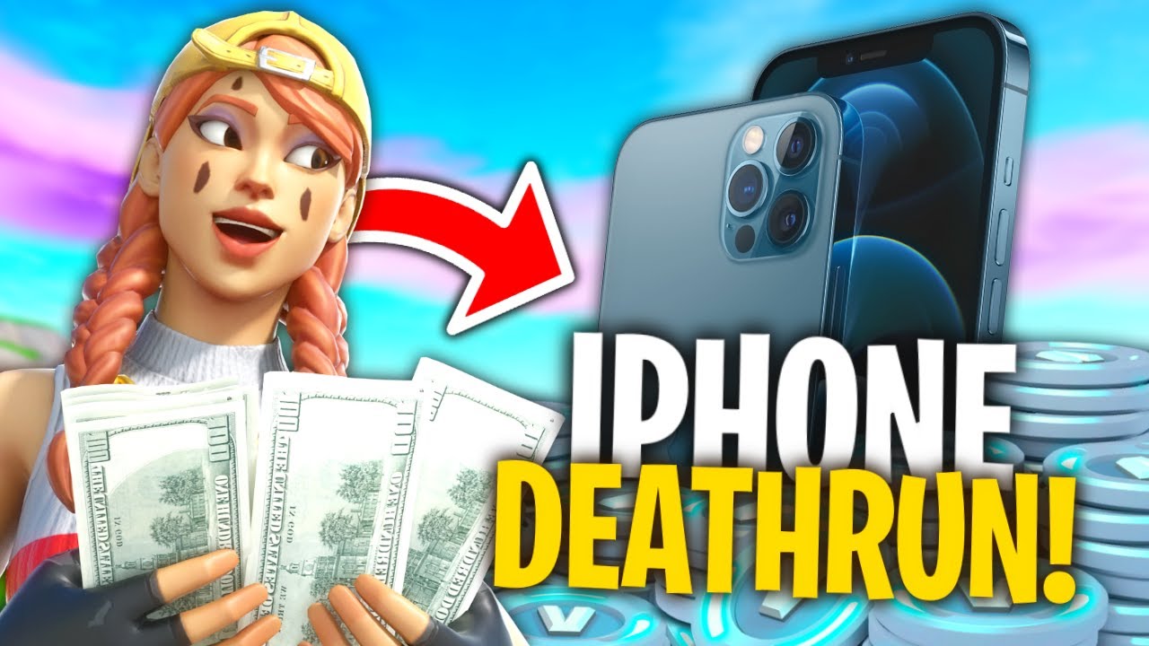 ИГРАХ IPHONE DEATHRUN ВЪВ FORTNITE - YouTube